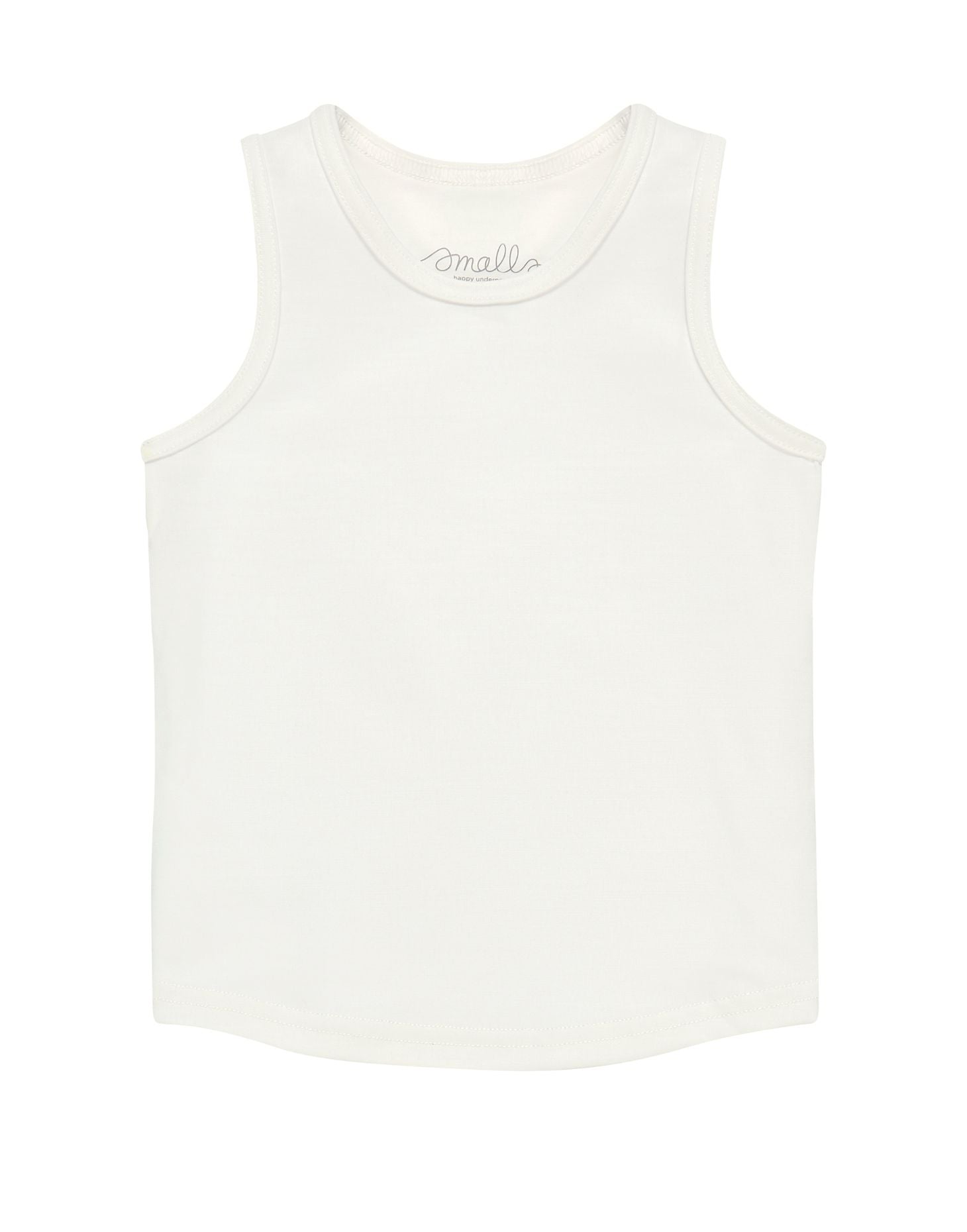 Kids Merino Wool Tank by Smalls Merino, Ivory